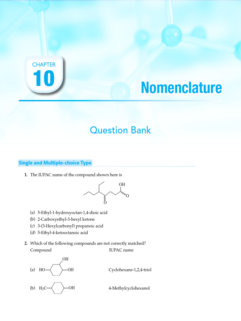 Iupac | PDF | Methyl Group | Amine