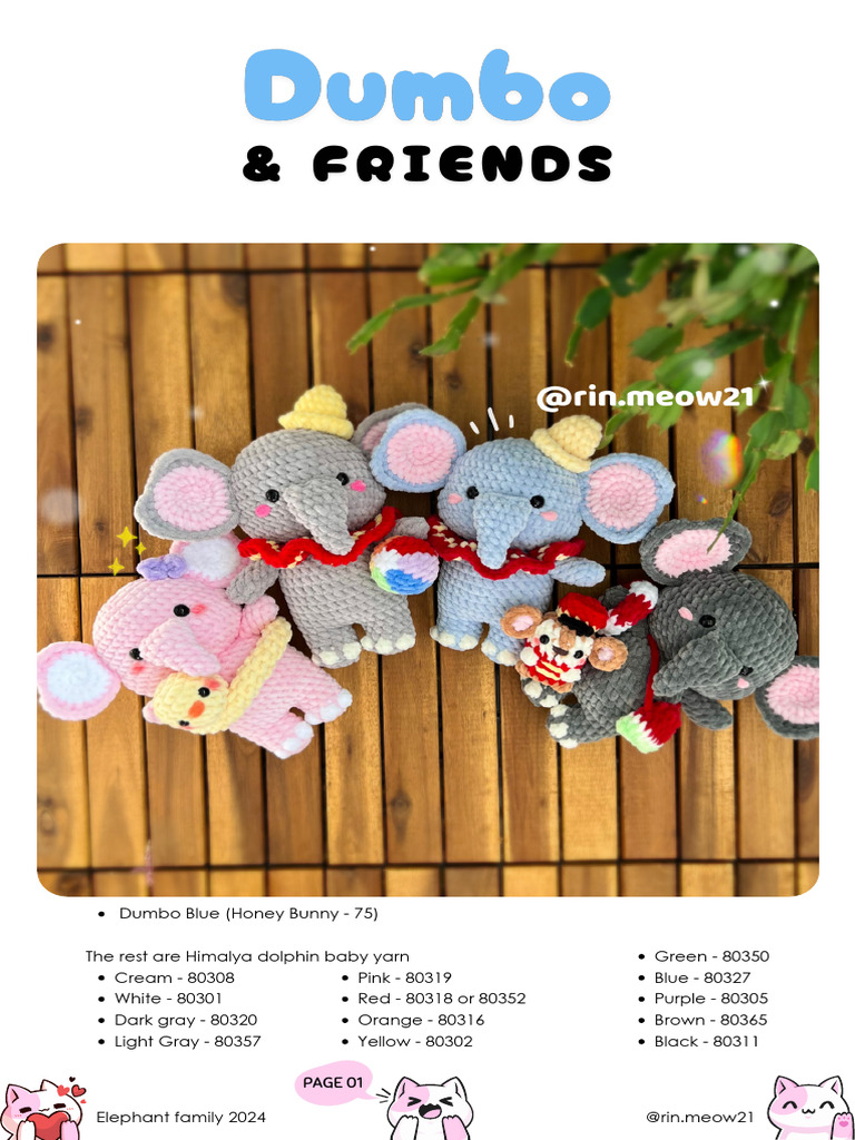 Meow - Dumbo & Friends | PDF | Color | Artistic Techniques