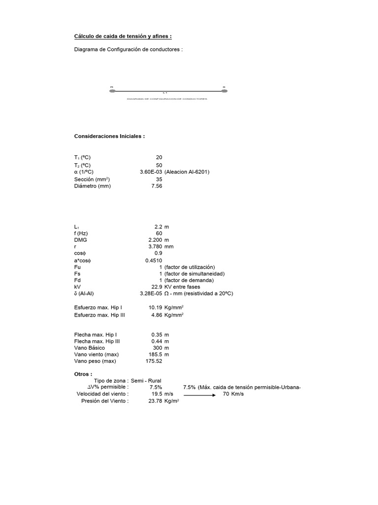 Calculo Mecánico Conductor | Descargar gratis PDF | Metrología