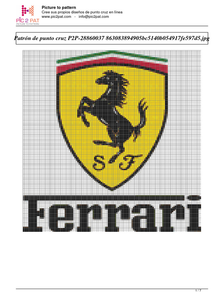 LogoFerrari Patron Puntocruz | PDF