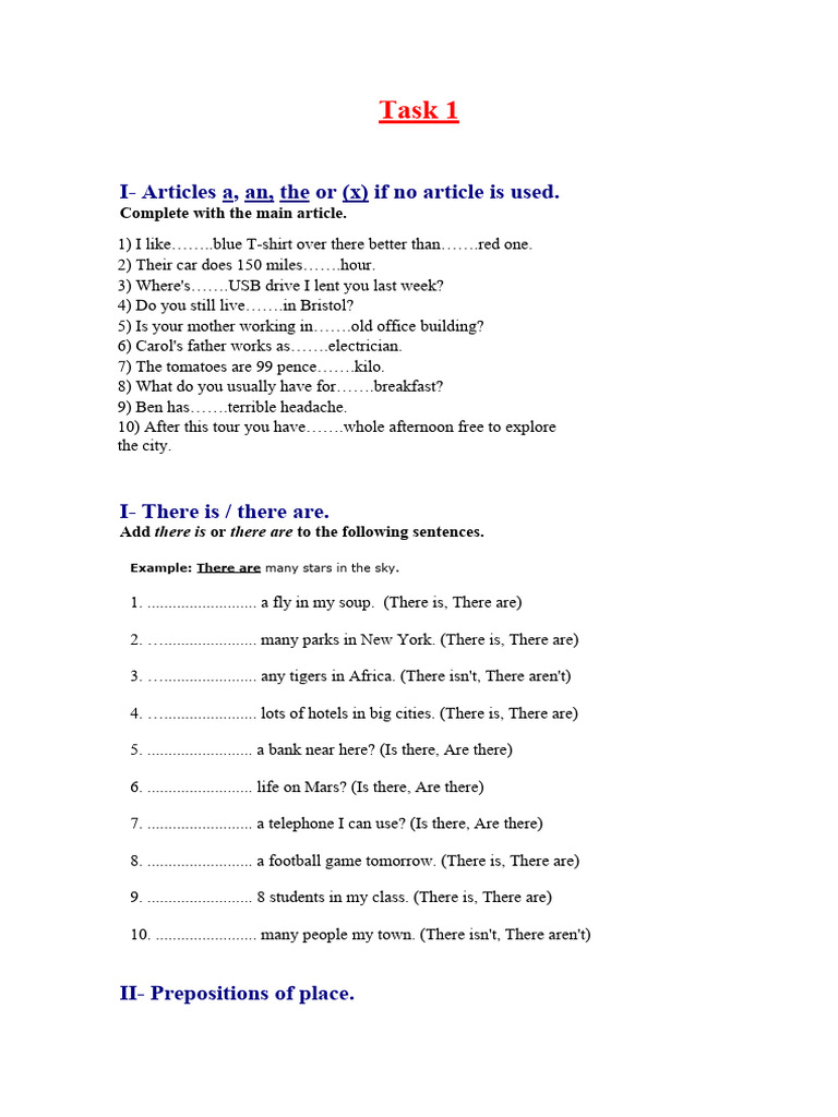 Exercises of The Task 1 | PDF | Language Mechanics | Linguistic Typology