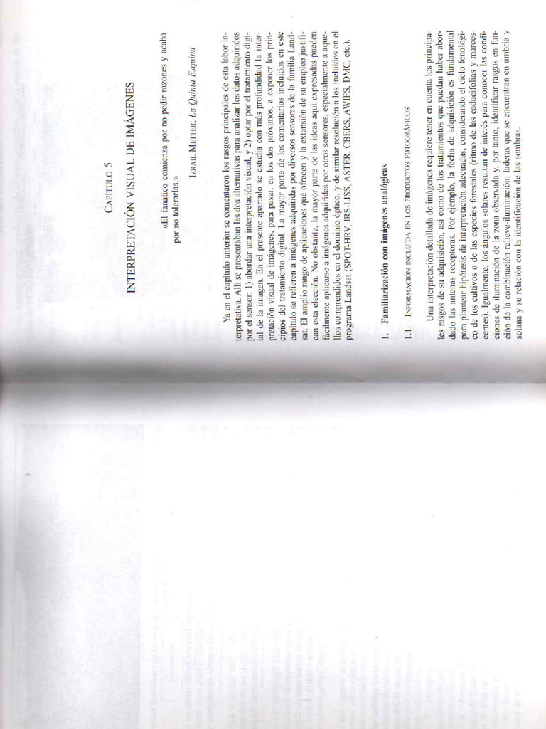 Capítulo V Interpretación Visual | PDF