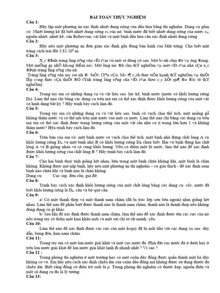 On Luyen HSG Cap Tinh | PDF