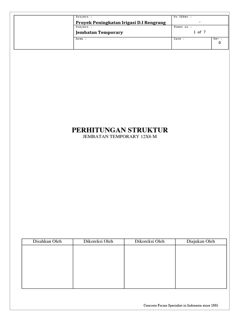 STATIKA Rangka Baja 12x6 M | PDF | Building Materials | Solid Mechanics