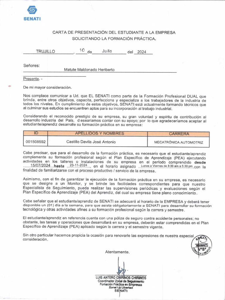 Castillo Davial Jose Antonio | PDF