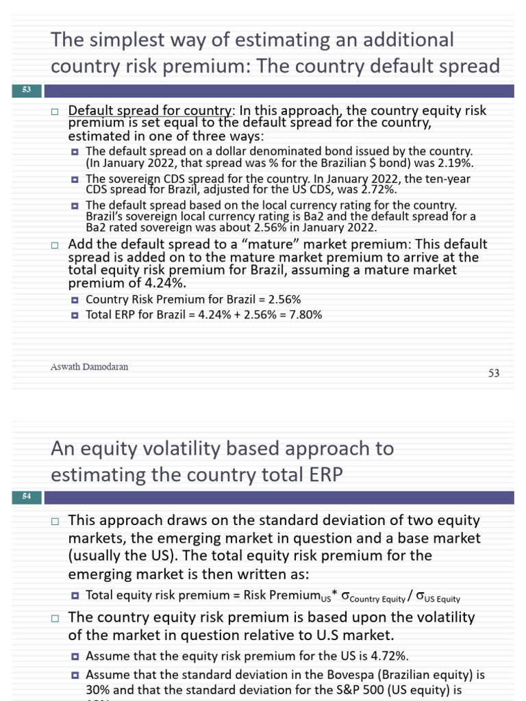 Session 5 Slides | Download Free PDF | Risk Premium | Financial Risk