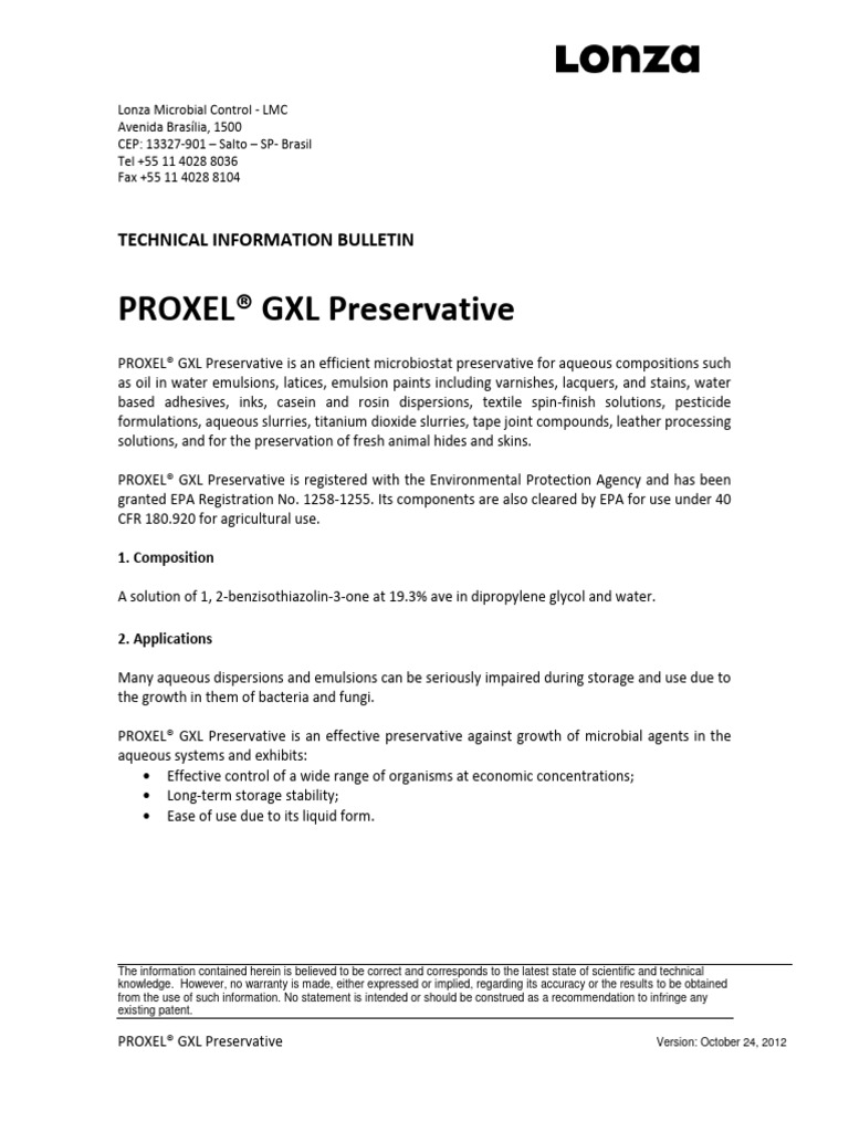 Proxel GXL - English | PDF | Adhesive | Materials