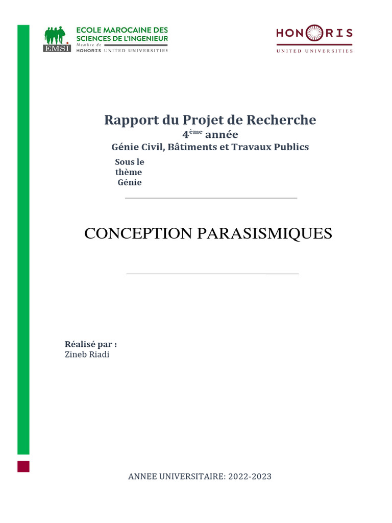 Conception parasismique des infrastructures routières | PDF ...