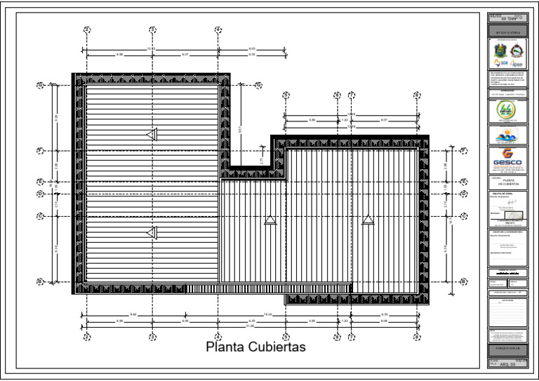 3 - ARQ.03 Planta de Cubiertas | PDF