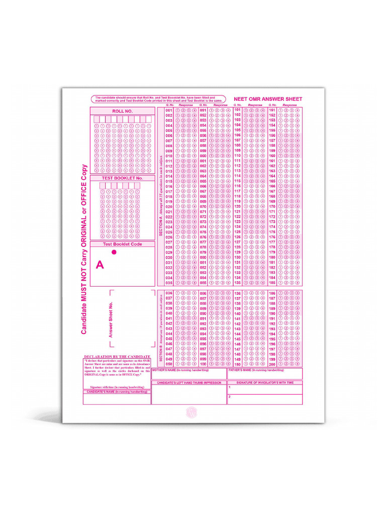 Neet Omr | PDF