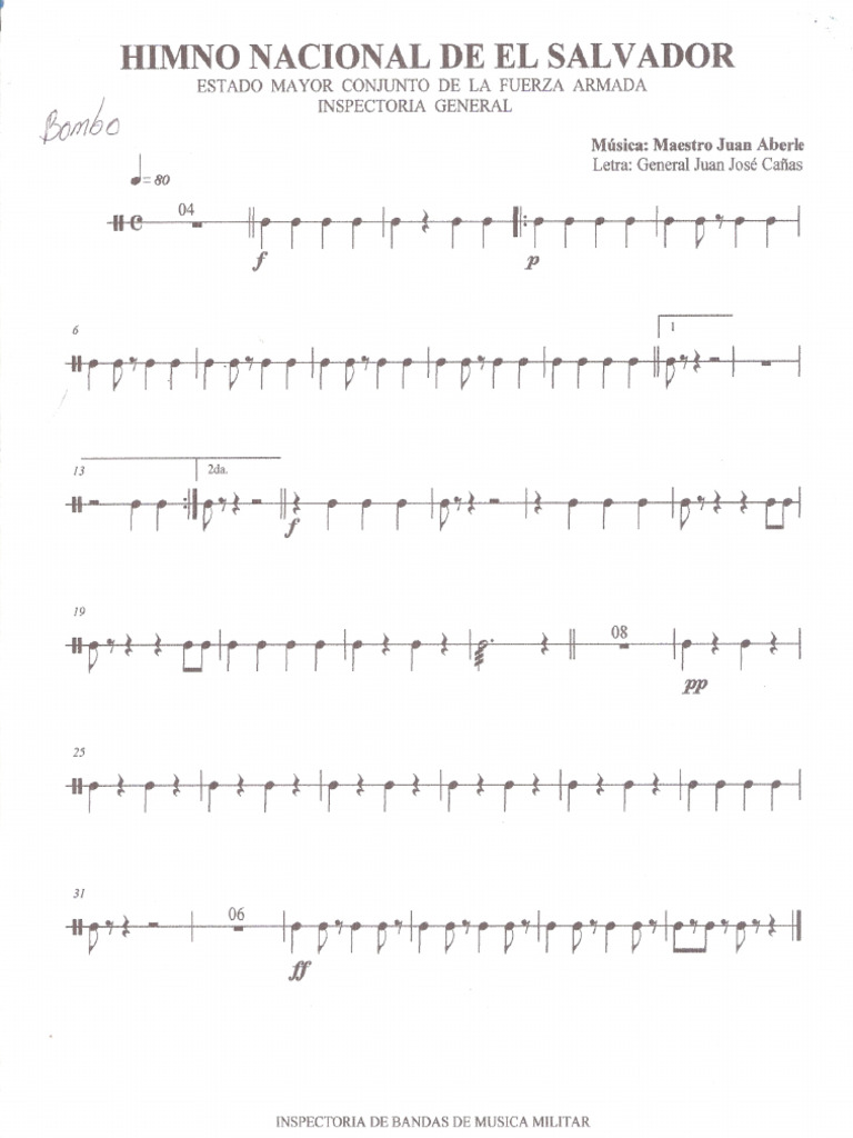 El Salvador - Bombo-1 | PDF