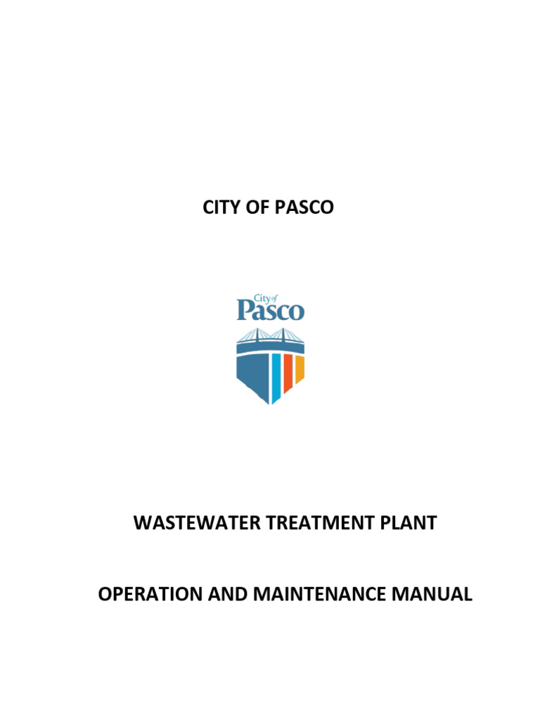 Pasco Wastewater Treatment Manual | PDF | Sewage Treatment | Clean ...