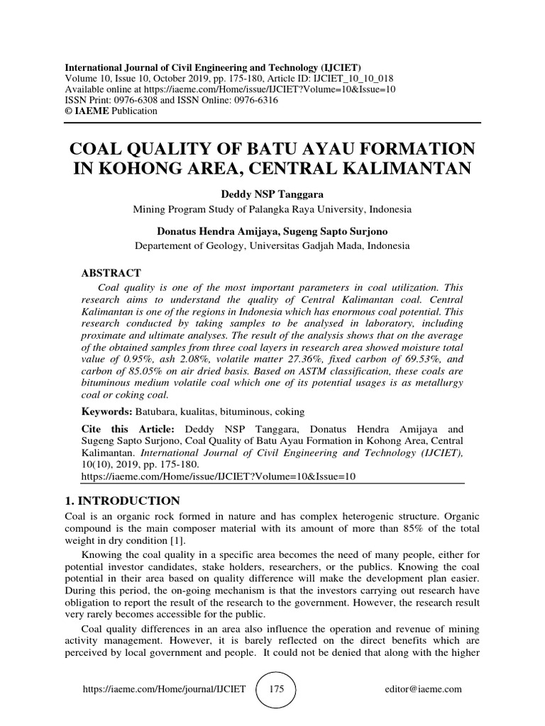 Indonesian Coal Report | PDF | Coal | Bituminous Coal