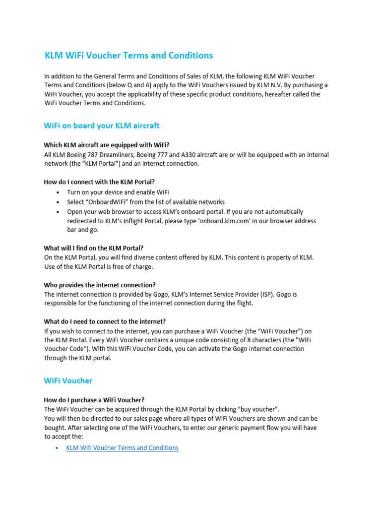 Wifi Terms and Conditions | PDF | Internet | Wi Fi