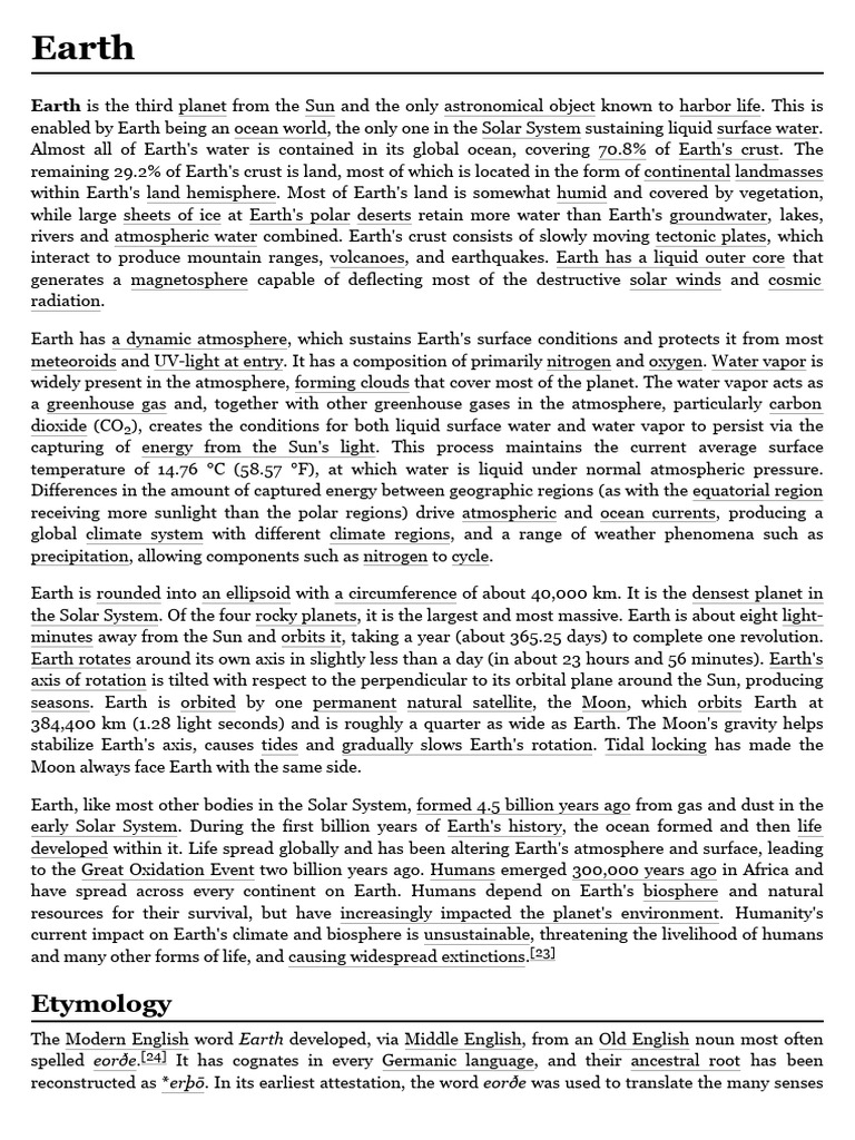 Earth | PDF | Earth | Plate Tectonics