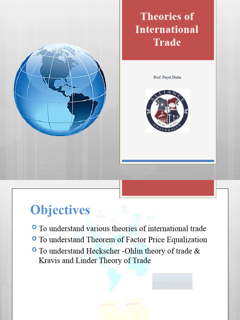 2. Theories of International Trade | Download Free PDF | Macroeconomics ...