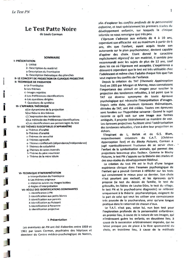 Patte Noire - Page 1 | PDF