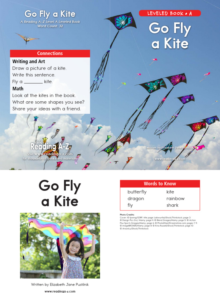 RAZ-A 056 Go Fly A Kite | Download Free PDF | Reading Comprehension | Learning