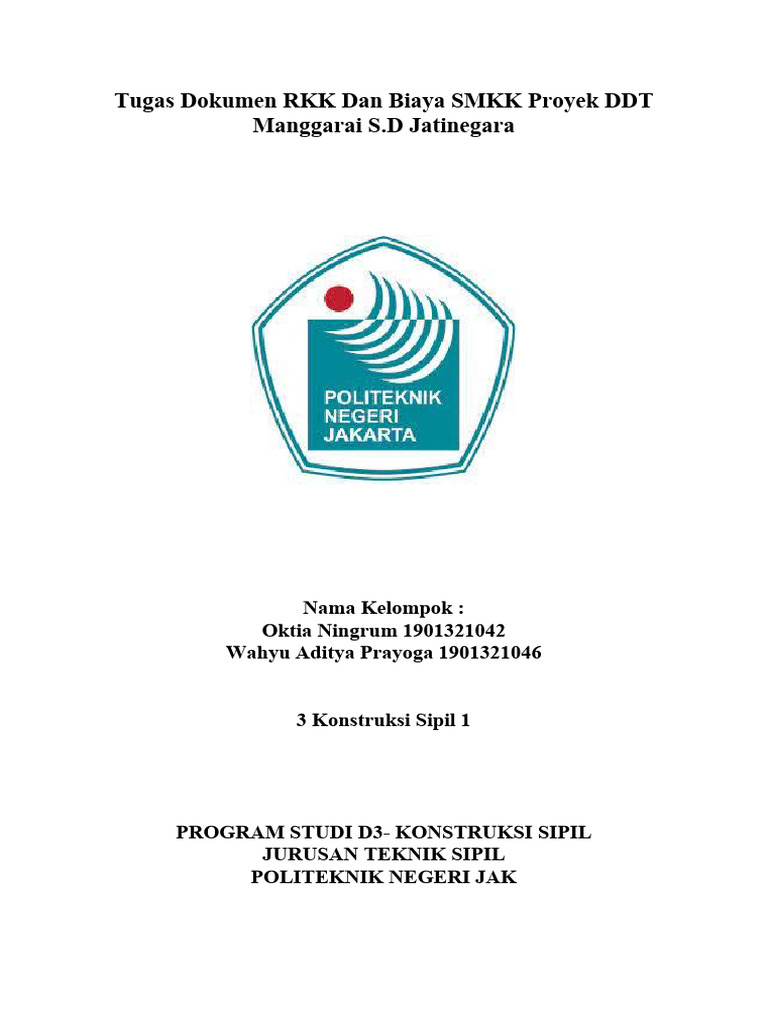 RKK & Biaya SMKK Proyek DDT Manggarai | PDF | Seni