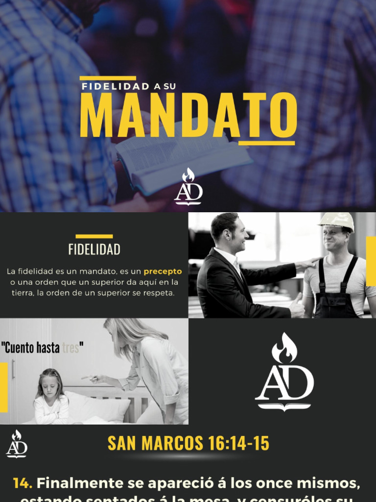 El Mandato Reflexiona | PDF