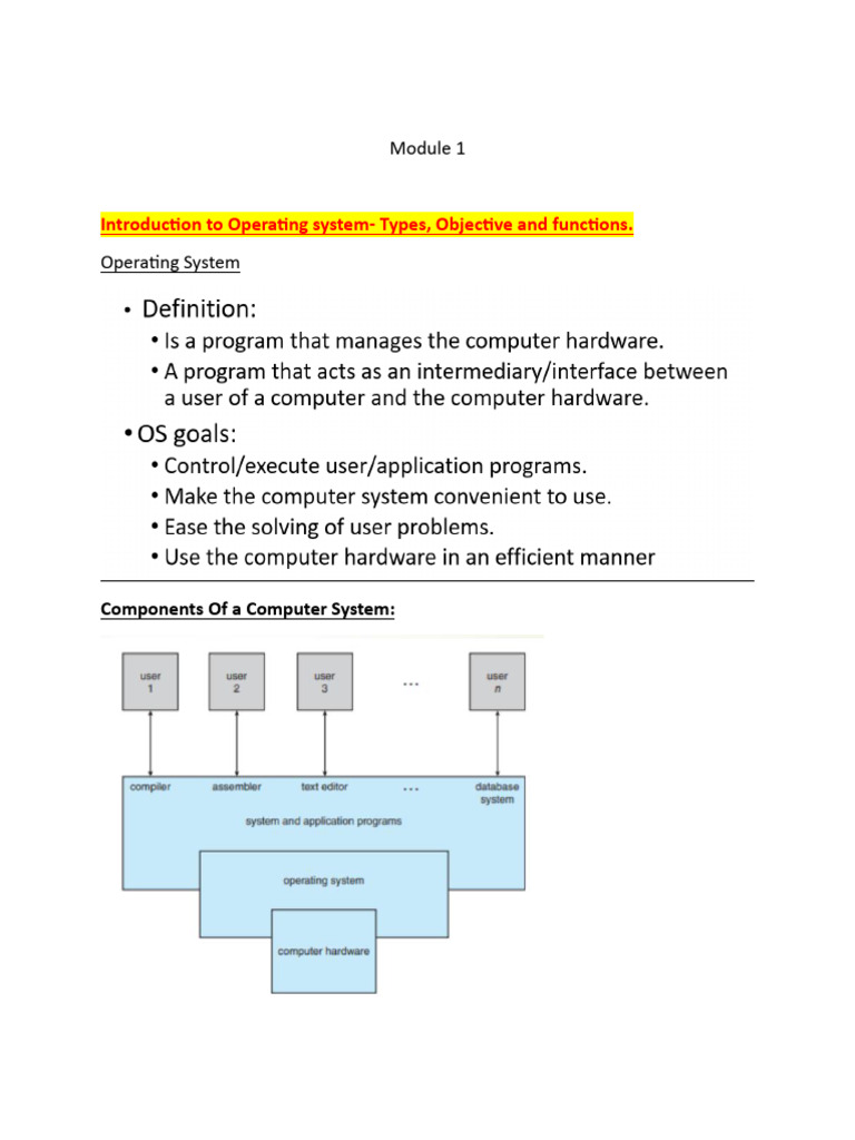 RTOS Module 1 | PDF | Kernel (Operating System) | Operating System RTOS Module 1 | PDF | Kernel (Operating System) | Operating System