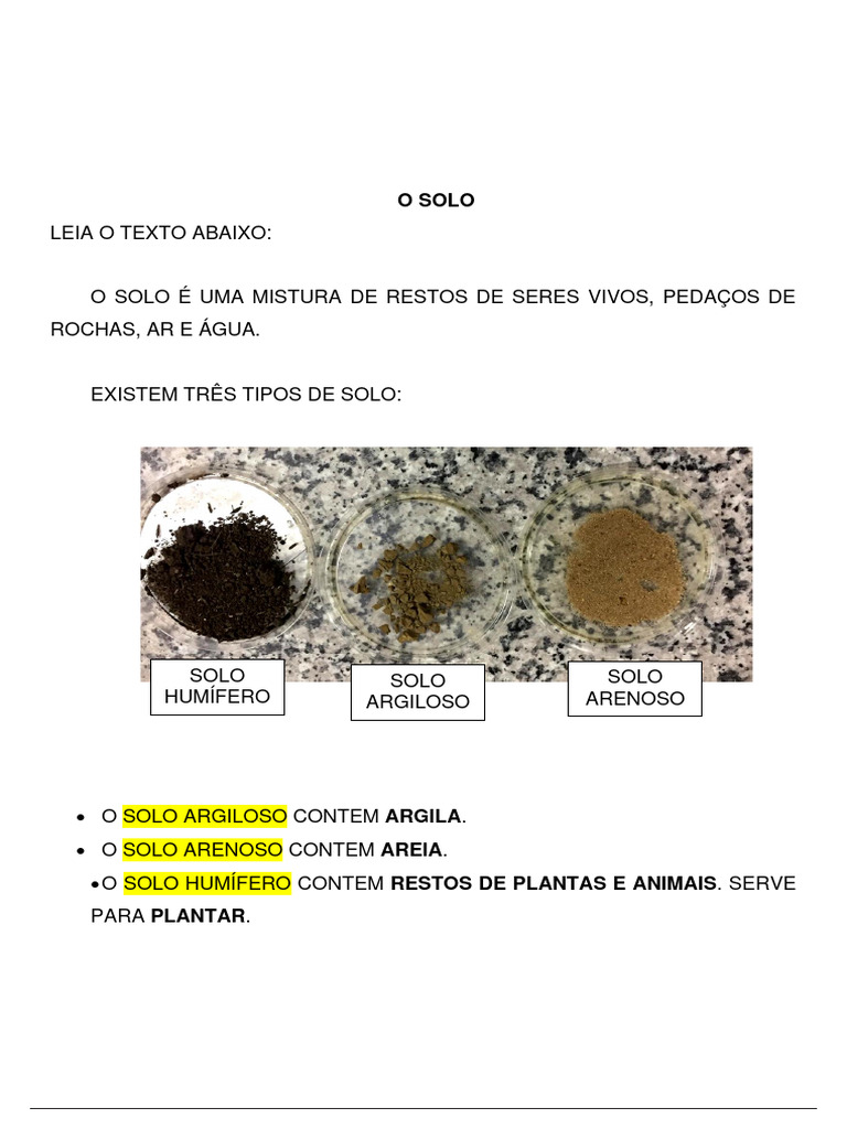 Solo - Ciências | PDF | Solo | Geociências