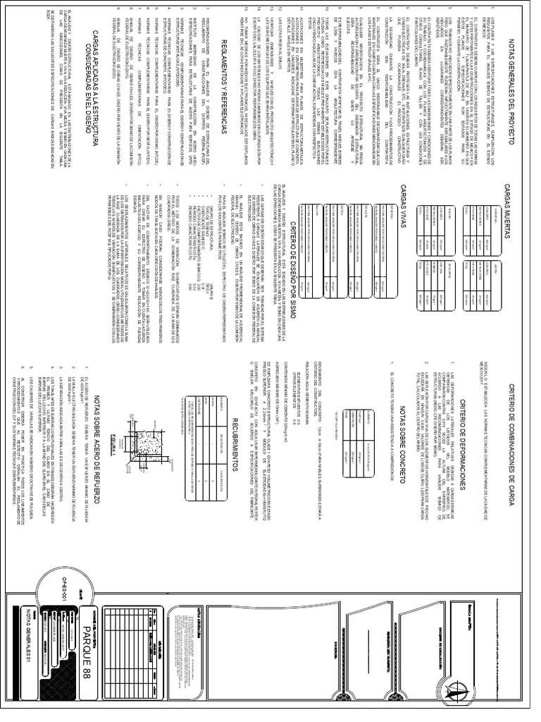 办公楼 P88-OF-ES-001 | PDF | Hormigón | Física Aplicada e Interdisciplinaria
