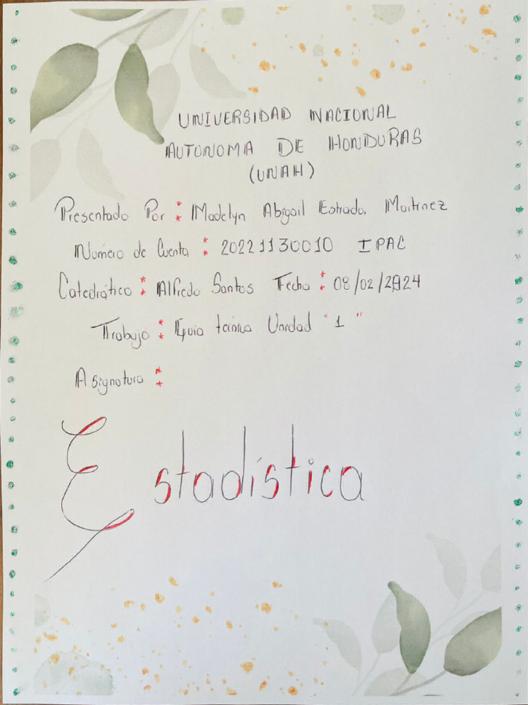 Guia Tecnica de Estadistica | PDF Guia Tecnica de Estadistica | PDF