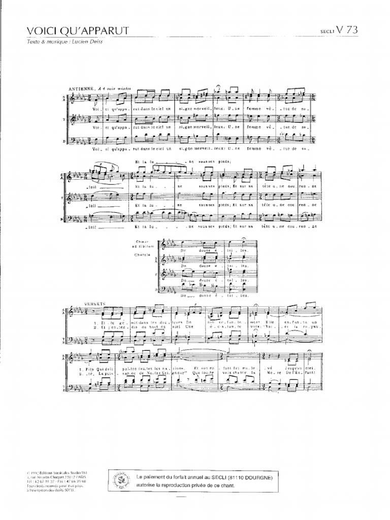 Voici Qu'Apparut Dans Le Ciel Acc1 Version Original-2 | PDF