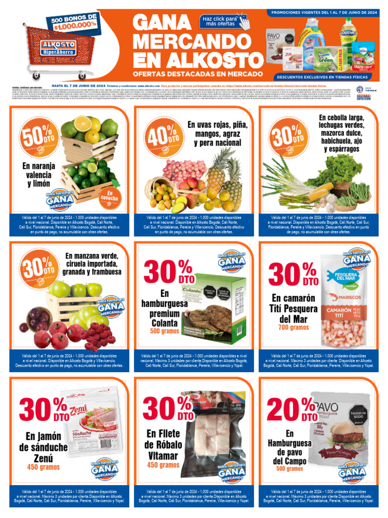 Alkosto Separata Digital Mercado 01jun2024 | PDF