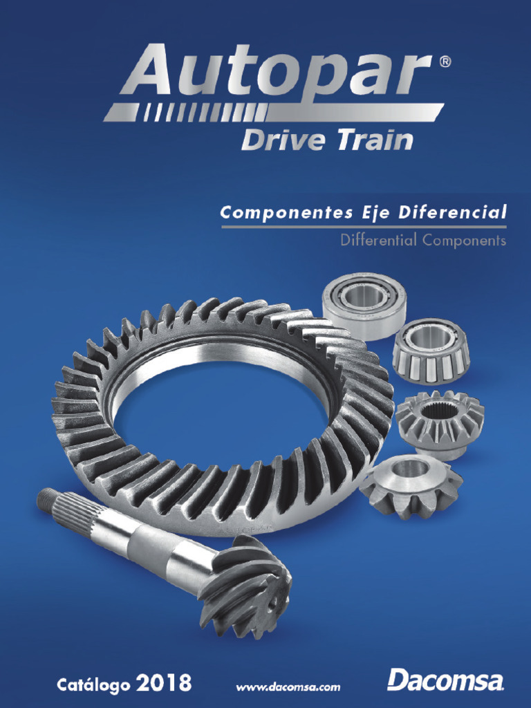 CATALOGO Eje Diferencial - Autopar - 2018 | PDF | Eje | Engranaje