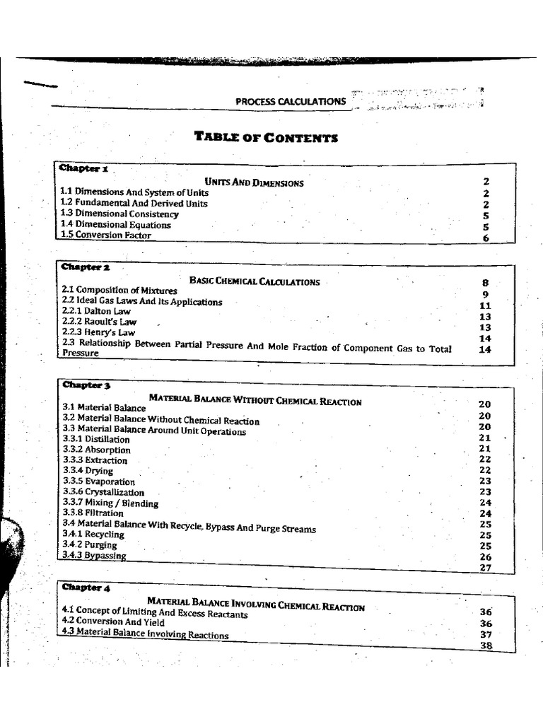 Process Calc Chapter 3 | PDF