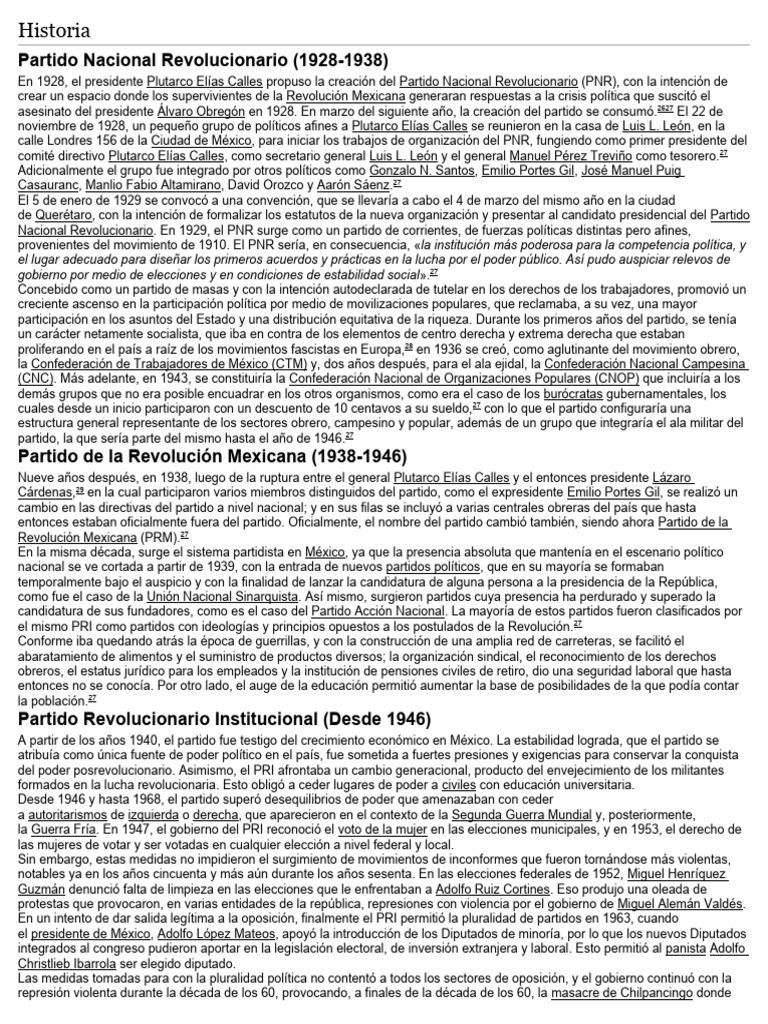 Banderas, Fundacion Del Pri | PDF | Partido Revolucionario ...