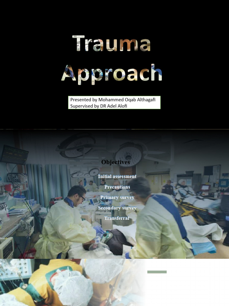 Trauma Approach 2 | PDF | Major Trauma | Cardiopulmonary Resuscitation