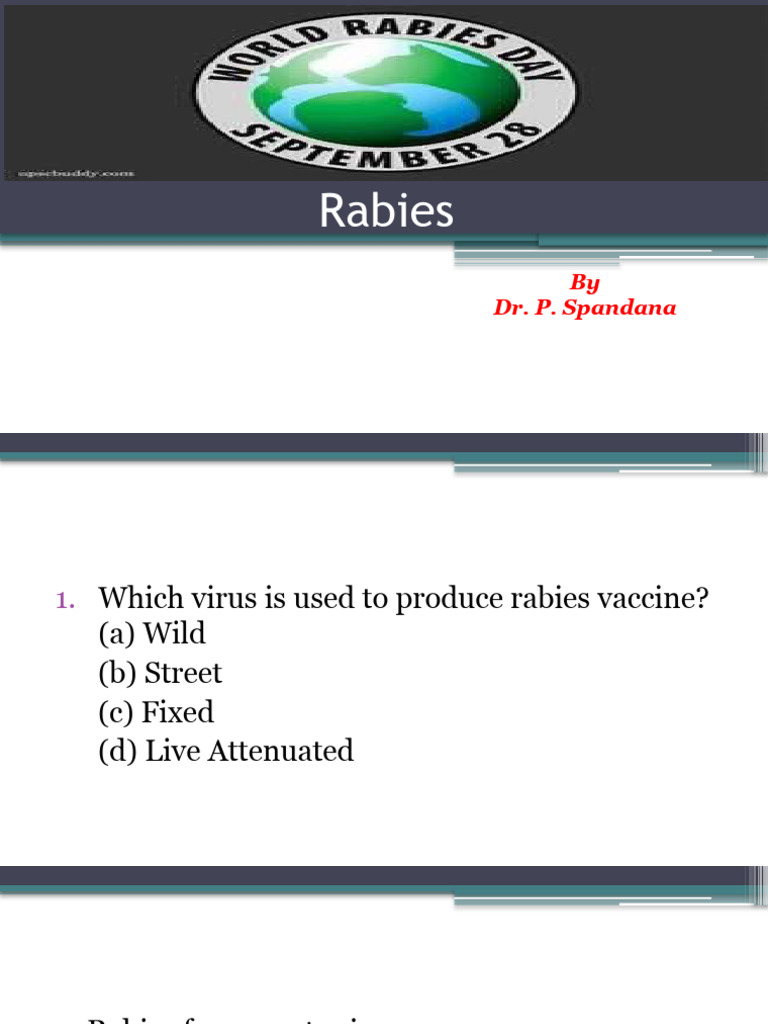 Rabies | PDF | Rabies | Causes Of Death