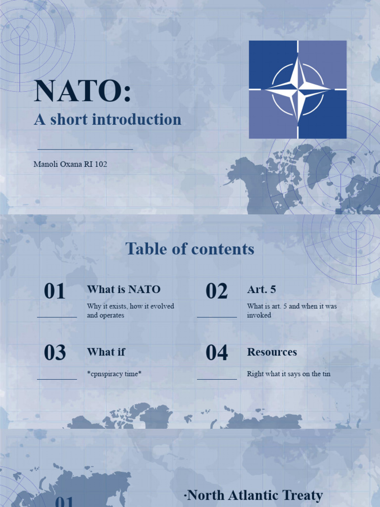 NATO - A Short Introduction | PDF | Government | International Law