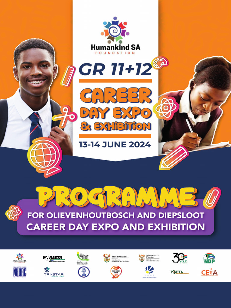 Career Day Programme Print (3mm, Bleed, CMYK) | PDF