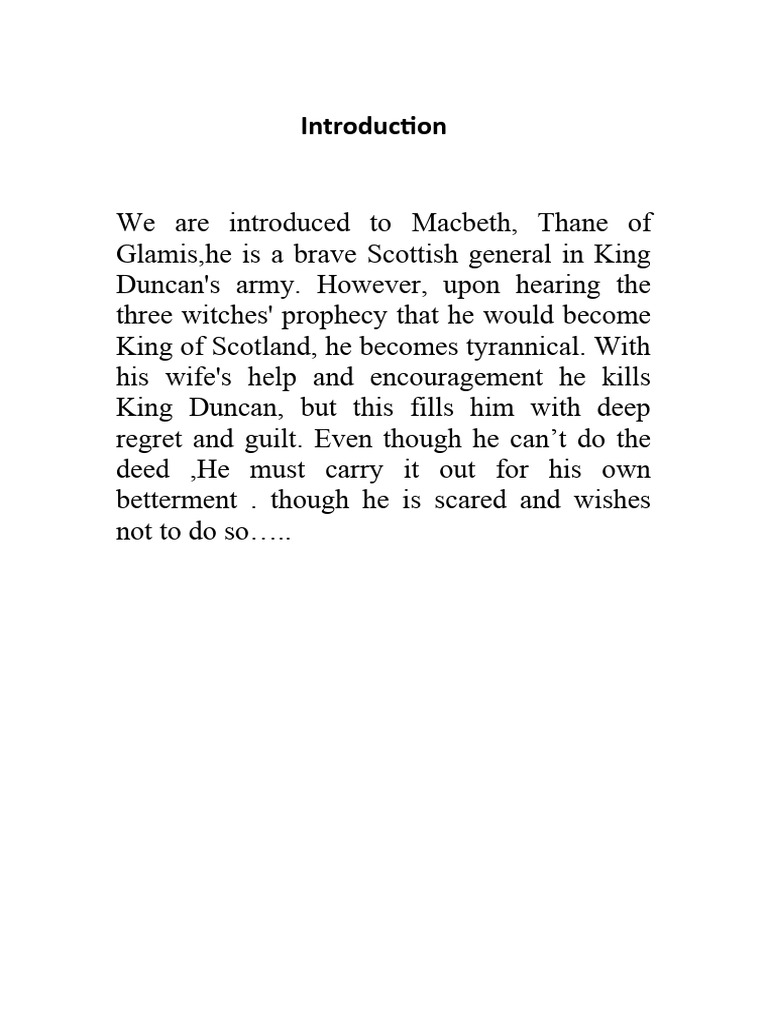 macbeth | Download Free PDF | Macbeth