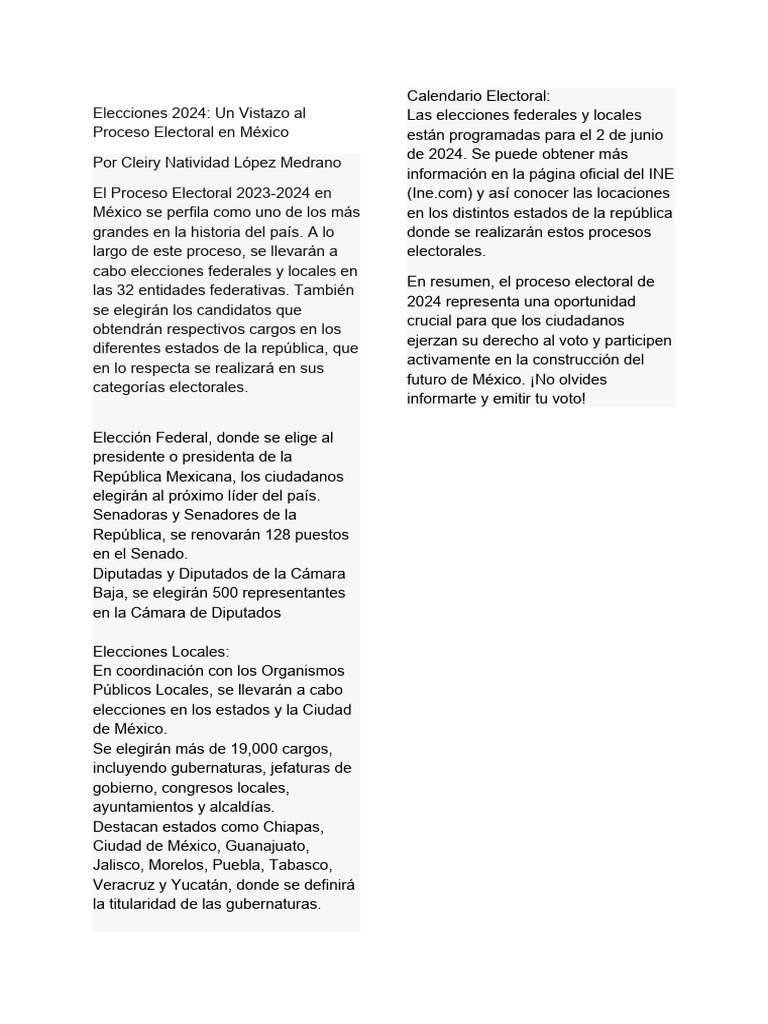 Elecciones 20244 | PDF