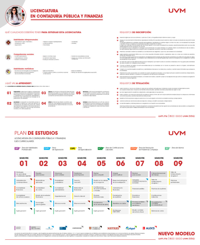 Plan de Estudio Uvm | Descargar gratis PDF | Business | Contabilidad