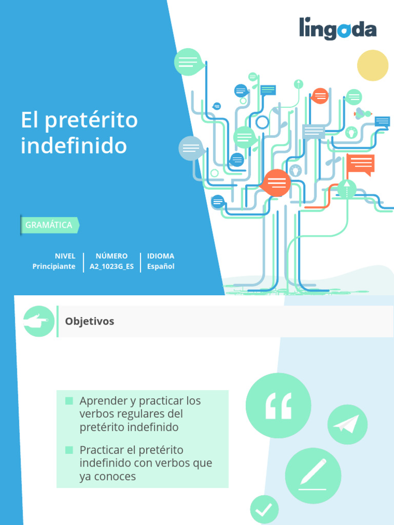 El Pretérito Indefinido: Gramática | PDF | Verbo | Lengua española