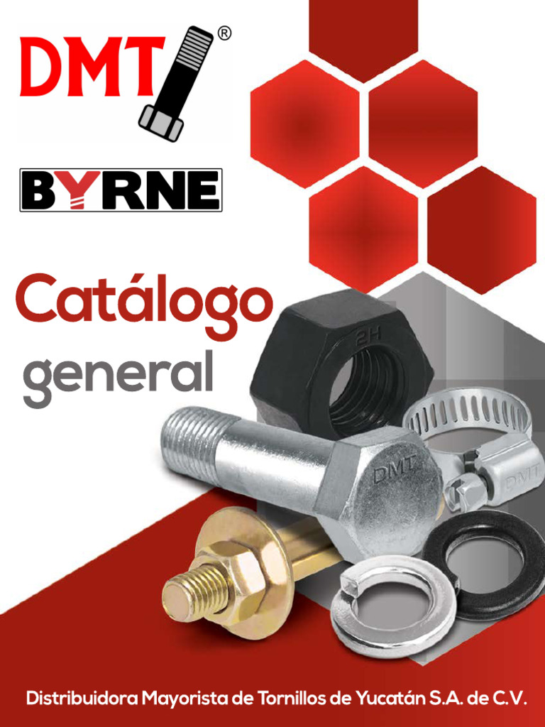 Catálogo de Tornillos DMT Yucatán | PDF | Tornillo | Metalurgia