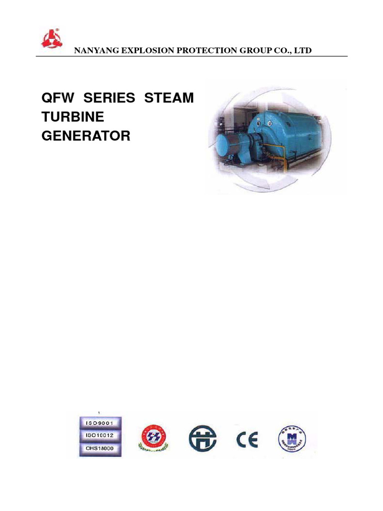 Generator QFW Series Steam | PDF | Electric Generator | Rectifier