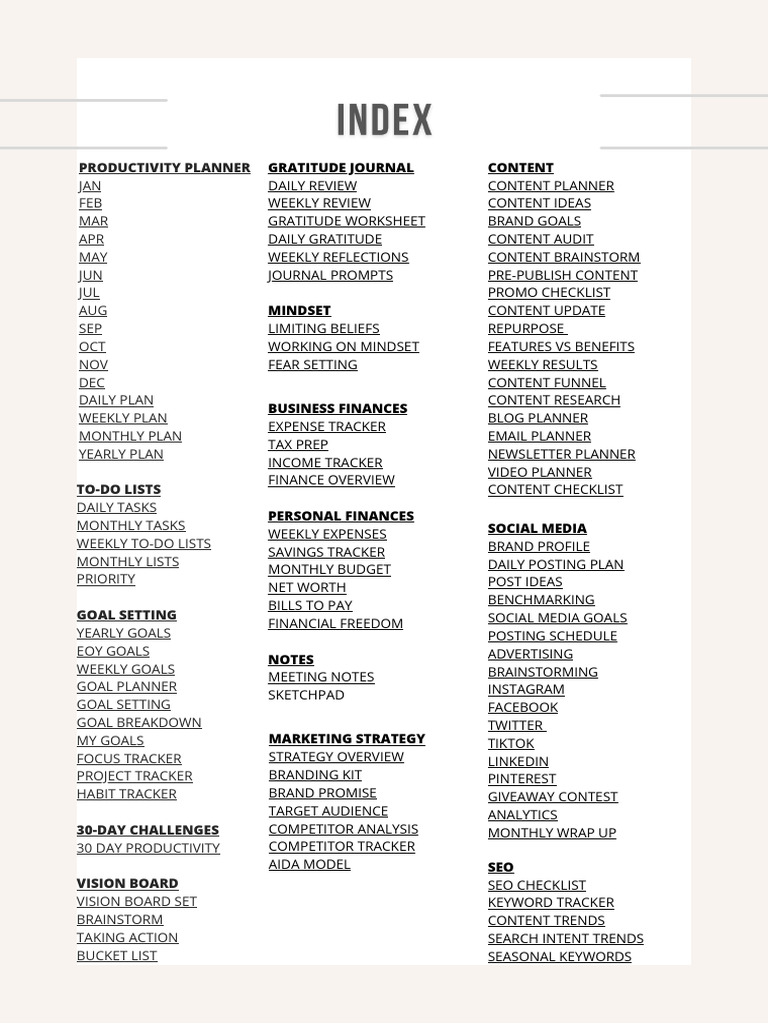 ContentPlannerJournalA4 2 | PDF | Brand | Advertising