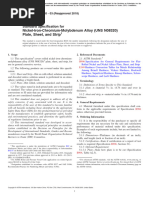 Astm B575 | PDF | Alloy | Sheet Metal