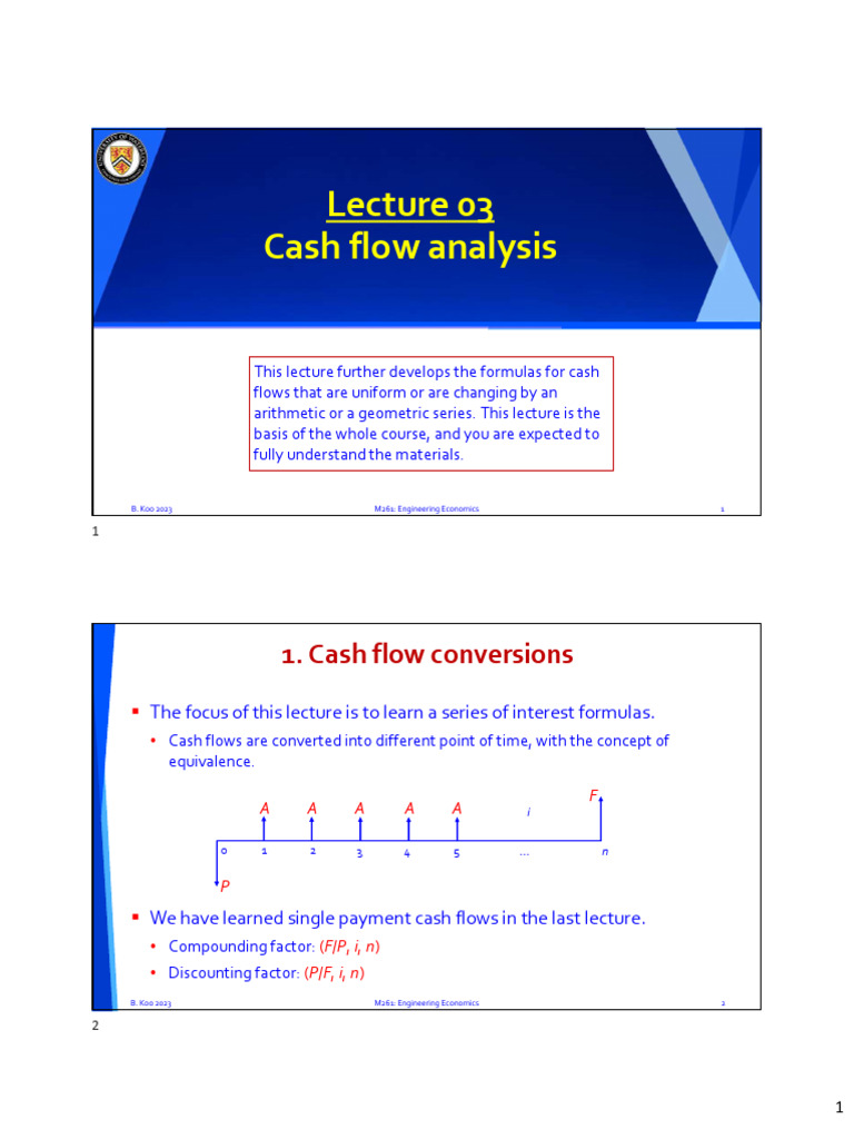 M261 L03 Cash Flow Analysis | PDF | Black Berry Limited | Interest