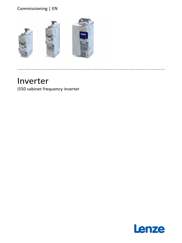 i550 Cabinet Inverter Commissioning Guide | PDF | Electric Motor ...