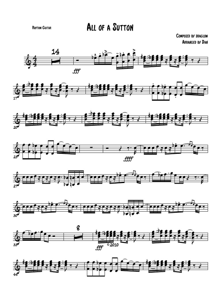 Sutton Music Composition Analysis | PDF