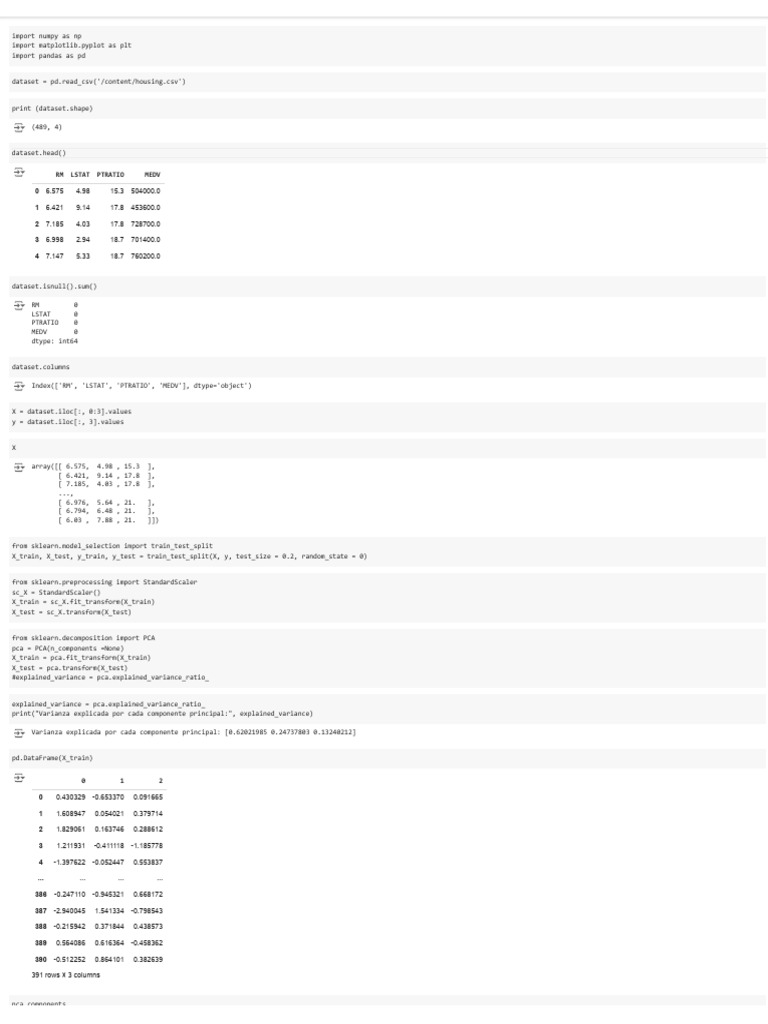 BOSTON CON 3 VARIABLES - Ipynb - Colab | PDF | Factorization | Multivariate Statistics
