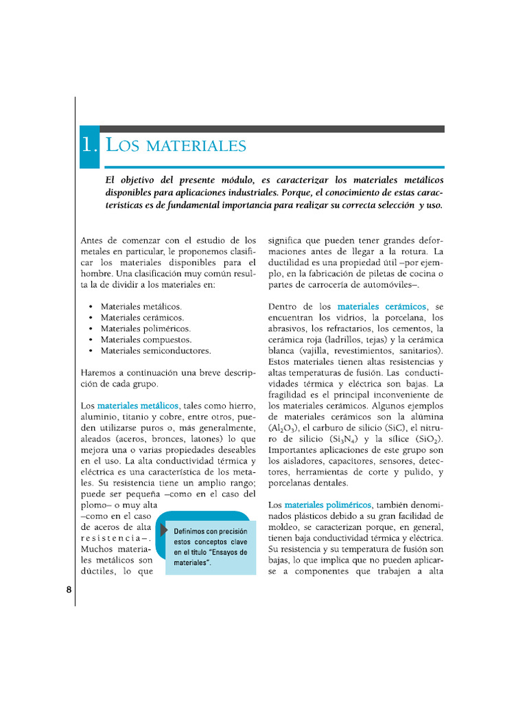 Apunte #1 - Materiales, Estructuras Cristalinas y Defectos | PDF